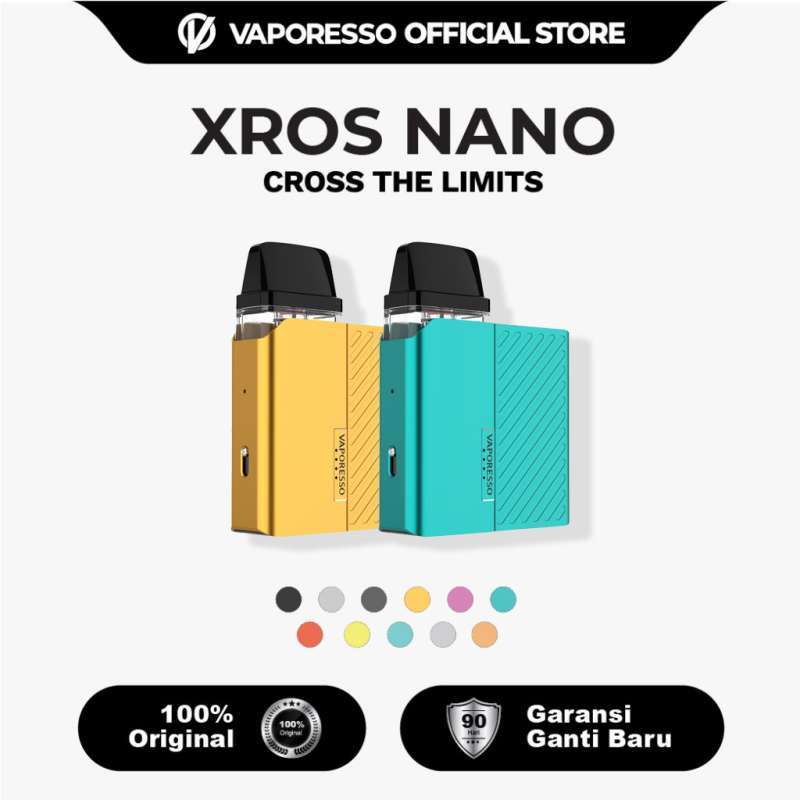 Jual Vaporesso Xros Nano Pod Kit 1000mah 100% Original - Black Di ...