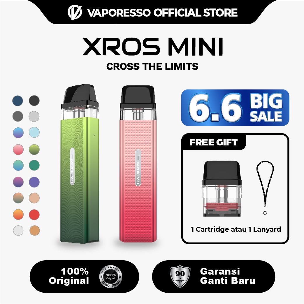 Jual VAPORESSO XROS Mini Pod Kit 1000mAh 100% Original di Seller ...