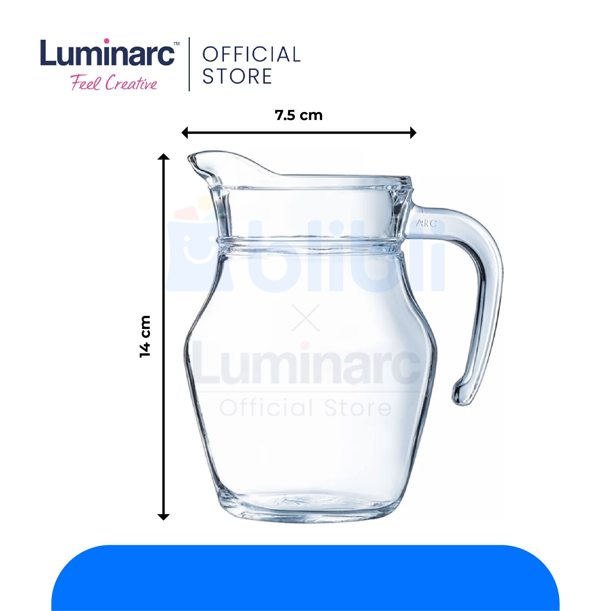 Jual Luminarc Teko Arc Jug 0.5 Liter / Pc Di Seller Luminarc Official ...