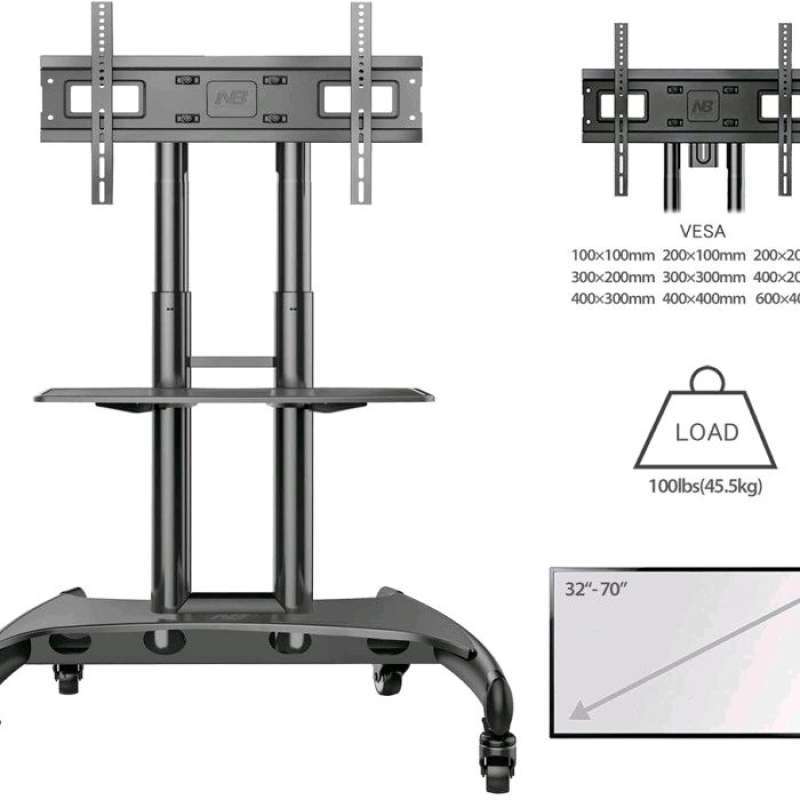 Jual Braket Standing Tv Led Bracket Tv Stand 32 40 43 50 55 60 65 70 75 ...