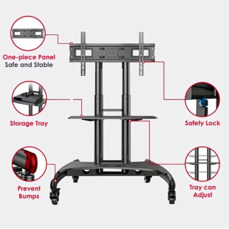 Jual Braket Standing Tv Led Bracket Tv Stand 32 40 43 50 55 60 65 70 75 ...