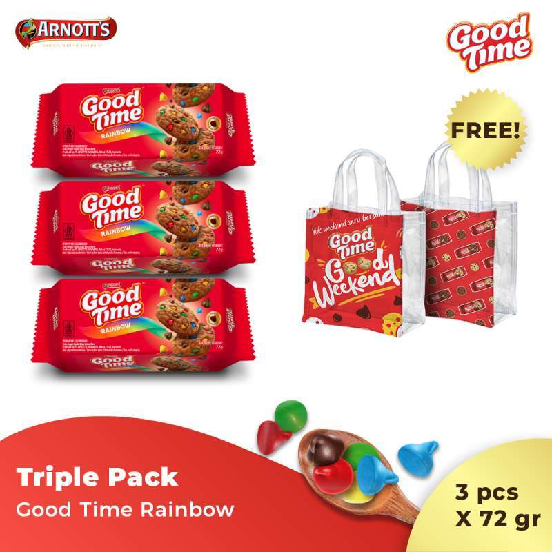 Promo Triple Pack Good Time Rainbow (FREE Goodie Bag) Diskon 30% di ...