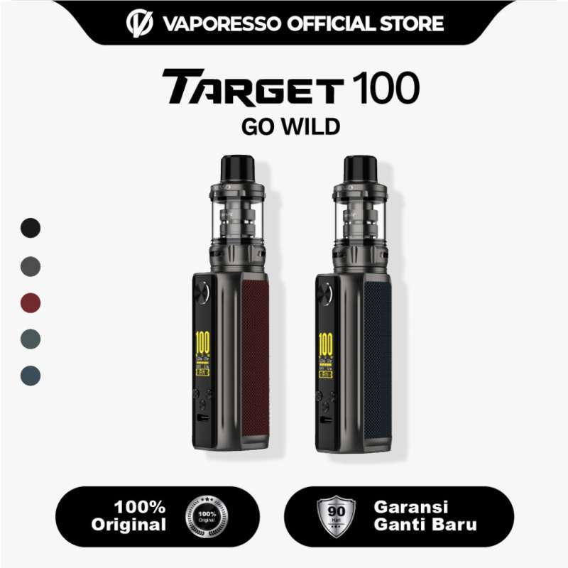 Jual VAPORESSO TARGET 100 Mod Kit With 5ml iTank Atomizer 100% Original ...