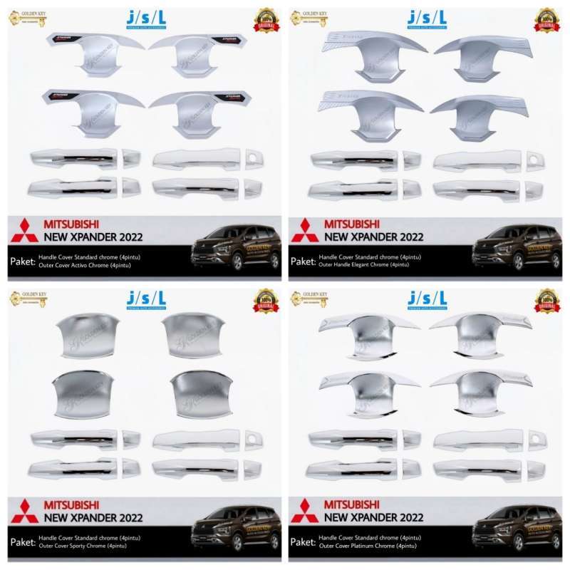 Jual Paket New Xpander 2022 Cover Handle Standard + Outer Handle Chrome Di Seller Golden Key Acc ...