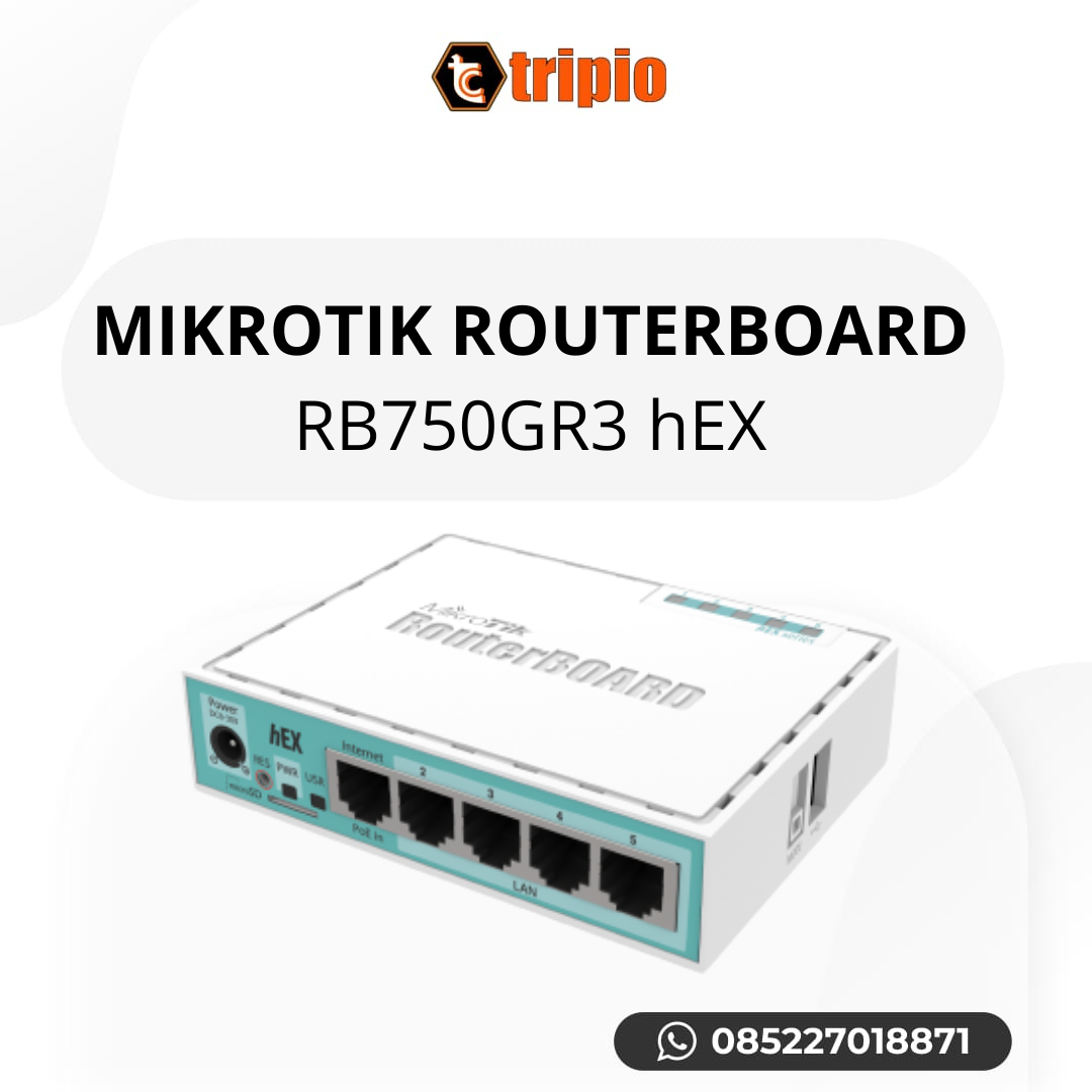 Jual Mikrotik Rb750 Gr3 Hex Di Seller Tripio Computer Official Store ...