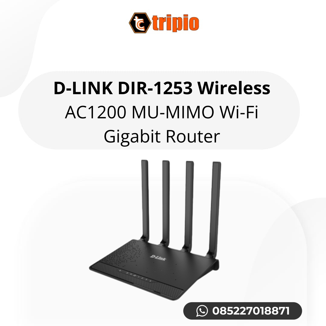 Jual D-link Dir-1253 Wireless Ac1200 Mu-mimo Wi-fi Gigabit Router Di ...