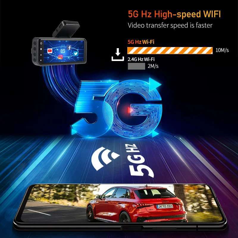 Jual Tripledi Dash Cam M12 Wifi Night Vision Ultra Hd 4k 2160p Kamera ...