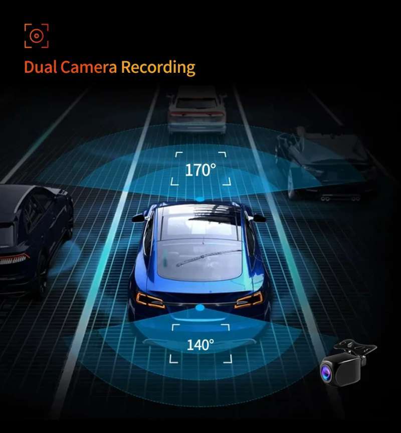 Jual Tripledi Dash Cam M12 Wifi Night Vision Ultra Hd 4k 2160p Kamera ...