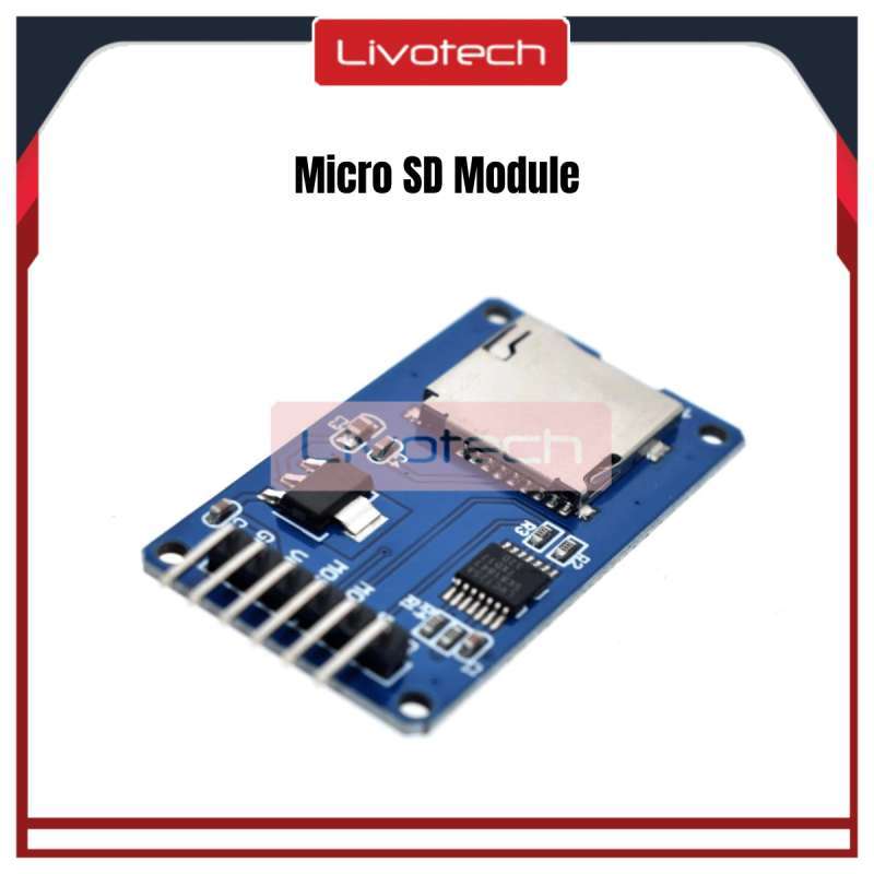 Jual Micro Sd Card Reader Writer Module Arduino Modul Pembaca Read Write Di Seller Livotech