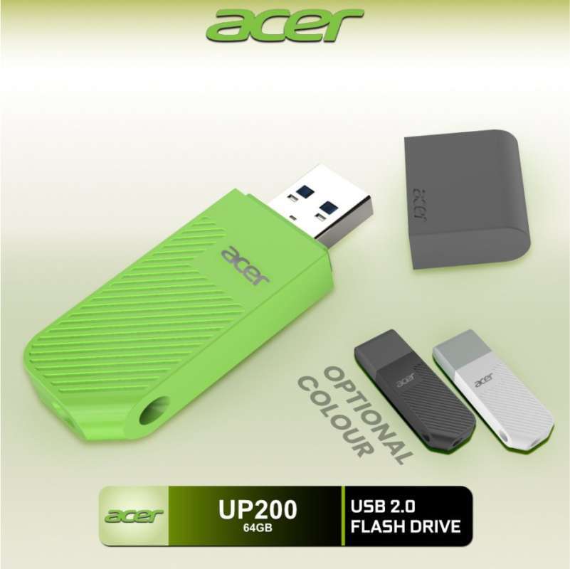 Promo Acer Up200 Usb Flashdisk 64gb Usb 2.0 Diskon 2% Di Seller Vidsen ...