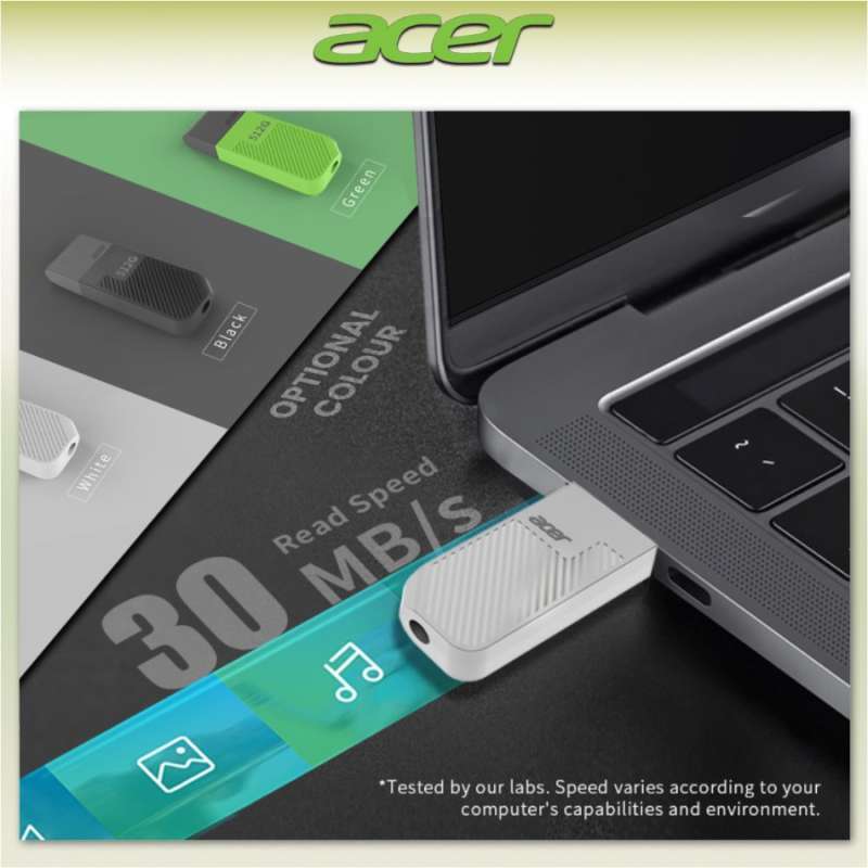 Promo Acer Up200 Usb Flashdisk 64gb Usb 2.0 Diskon 2% Di Seller Vidsen ...