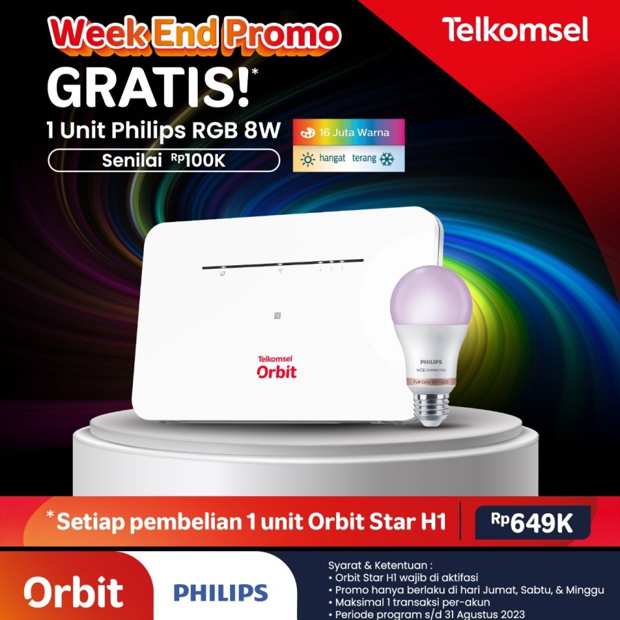 Jual Telkomsel Orbit Star H1 Modem Wifi 4G High Speed Bonus Data di ...