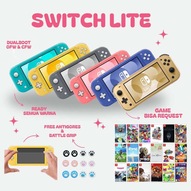 Jual Nintendo Switch Lite Cfw Full Game - 512gb Di Seller Psegameshop ...