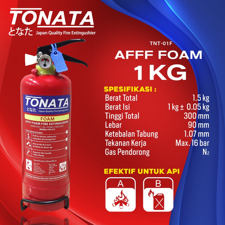 Promo Tonata Set Komplit Apar [tabung 1 Kg + Foam 1 Kg + Nitrogen ...