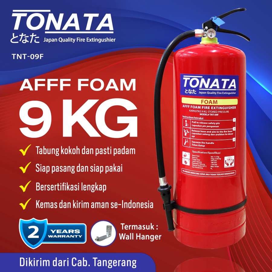 Promo TONATA Foam APAR 9KG Set Komplit Diskon 39% di Seller Tonata ...