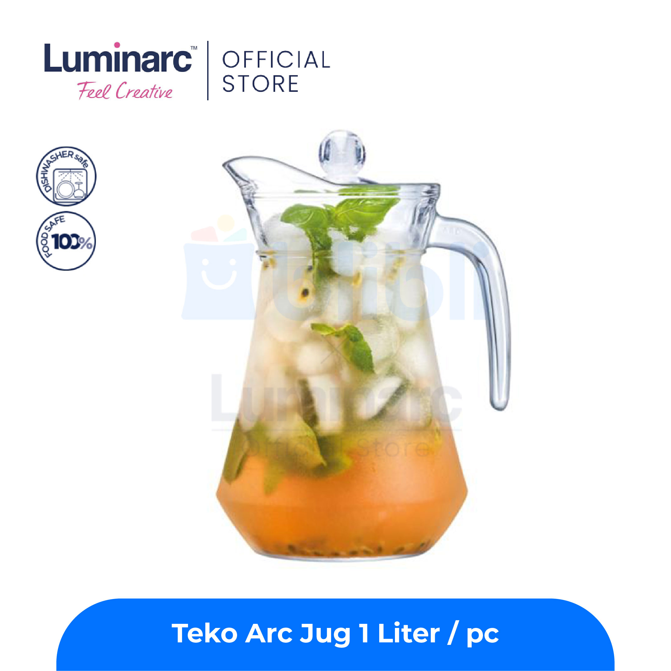 Promo Luminarc Teko Arc Jug 1 Liter / Pc Diskon 12% Di Seller Luminarc Official Store - Ancol ...