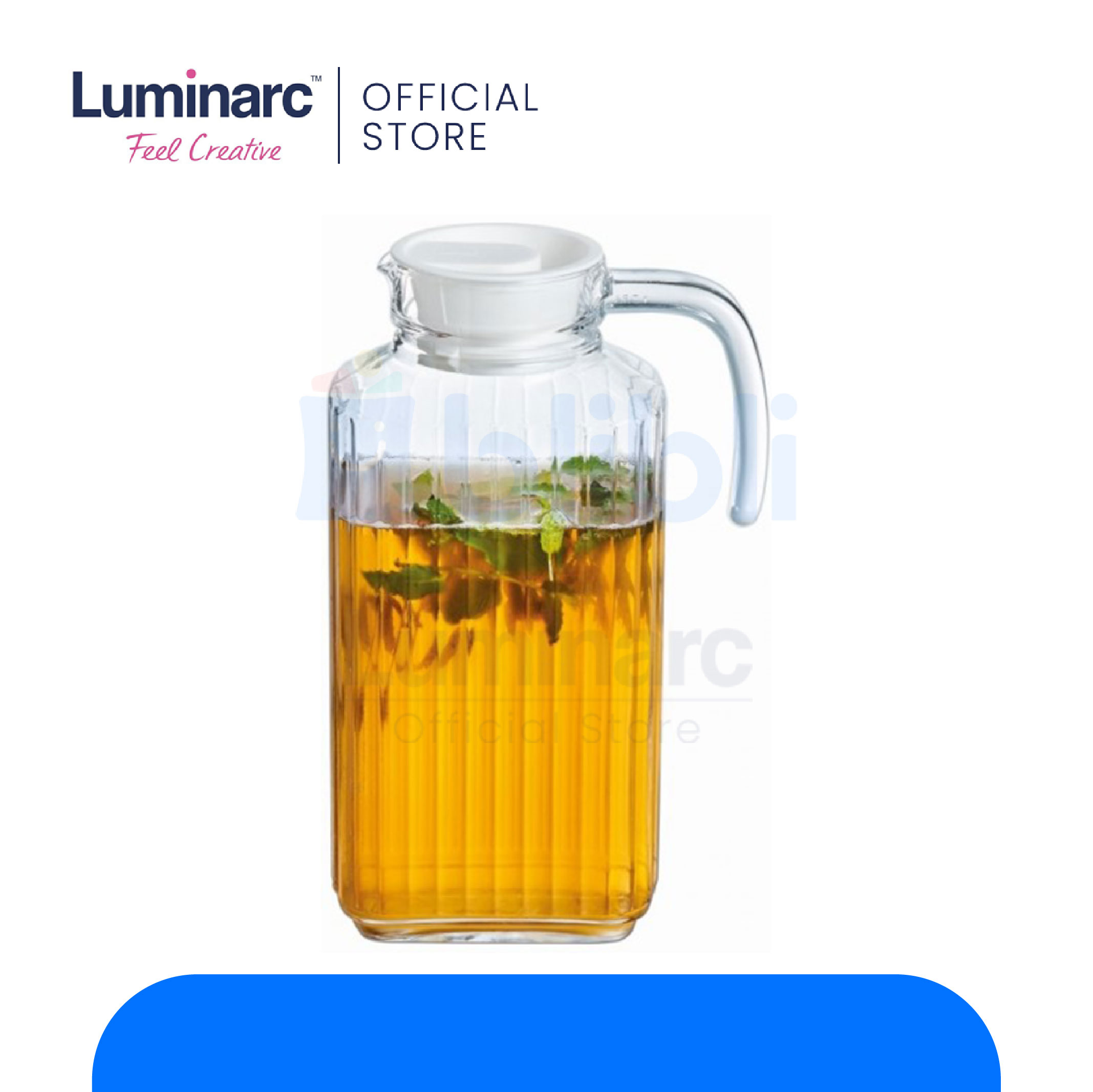 Promo Luminarc Teko Quadro Jug 1.7 Liter / Pc Diskon 12% Di Seller ...