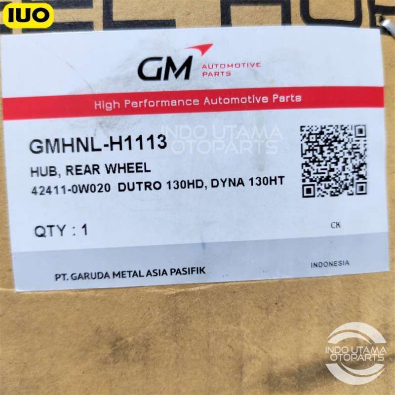 Promo Nap Roda Belakang Hino Dutro 130hd Dyna 130ht Wheel Hub Gmhnl ...