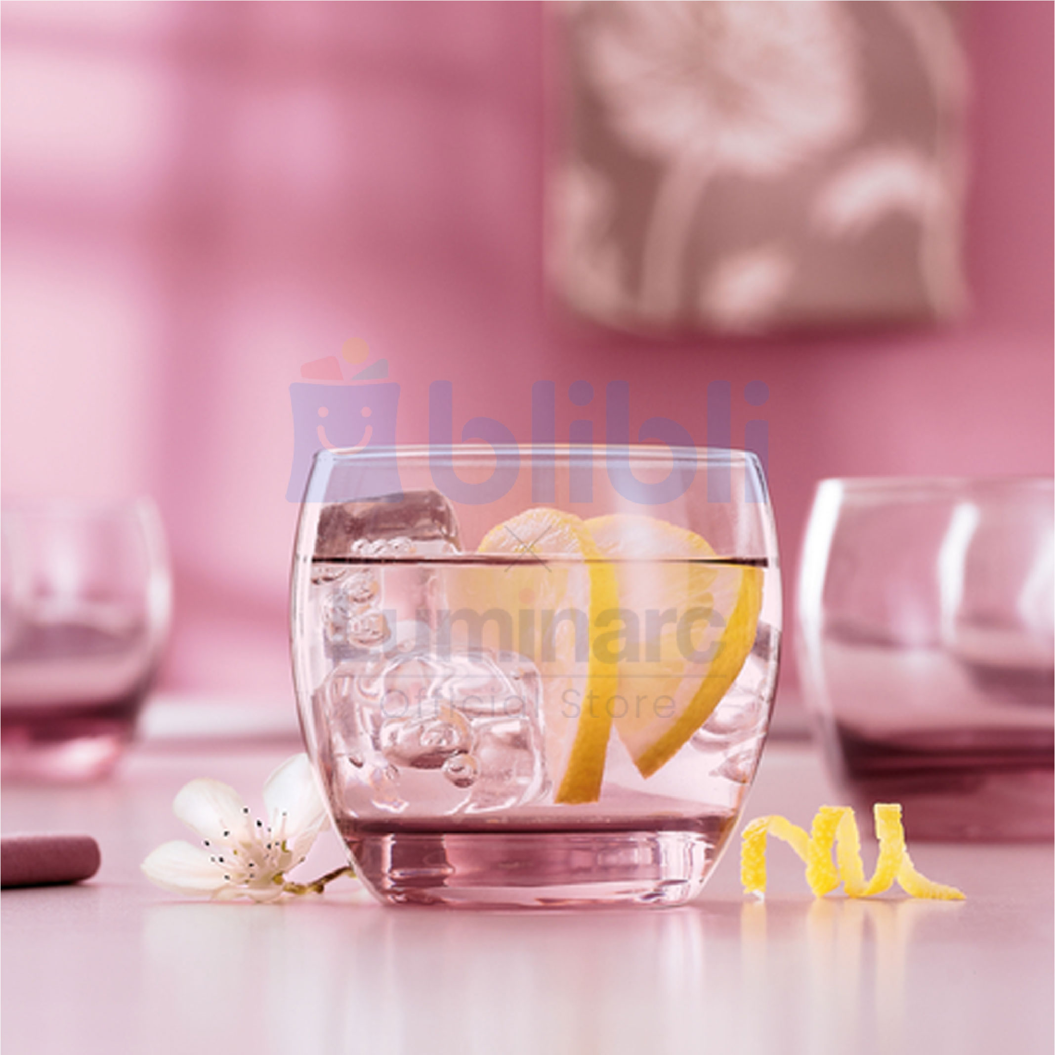 Promo Luminarc Gelas Minum Salto Pink Fb 32 / 6 Pcs Diskon 12% Di ...