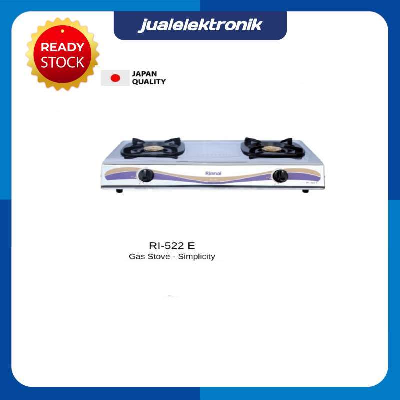Promo Rinnai Kompor Gas 2 Tungku - Ri-522-e Diskon 1% Di Seller ...