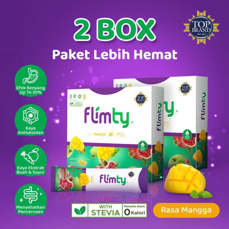 Promo Flimty Fiber - Bundling 2 Box - Paket Lebih Hemat! - Rasa Mango ...
