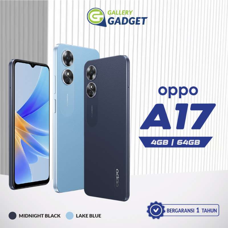 Promo OPPO A17 4/64 RAM 4 ROM 64 GB 4GB 64GB Android Diskon 17% di ...