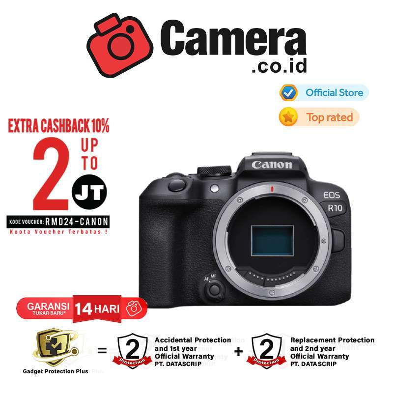 Promo Camera.co.id - Canon Eos R10 R 10 Mirrorless Camera Body/kit Lens Diskon 6% Di Seller ...