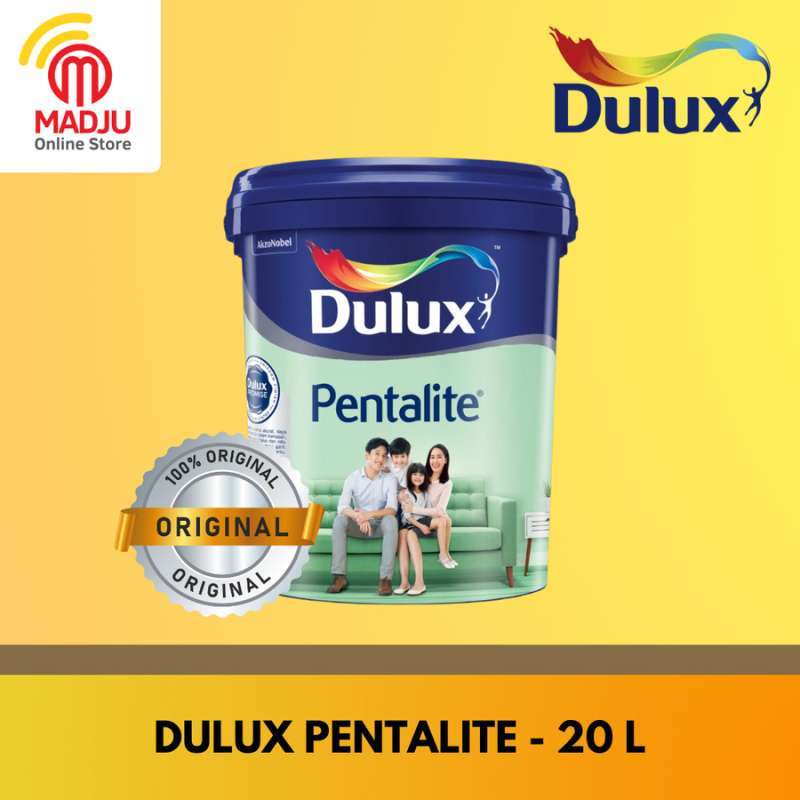 Jual Dulux Pentalite 20l Cat Tembok Briliant White - Chrysan White Di ...