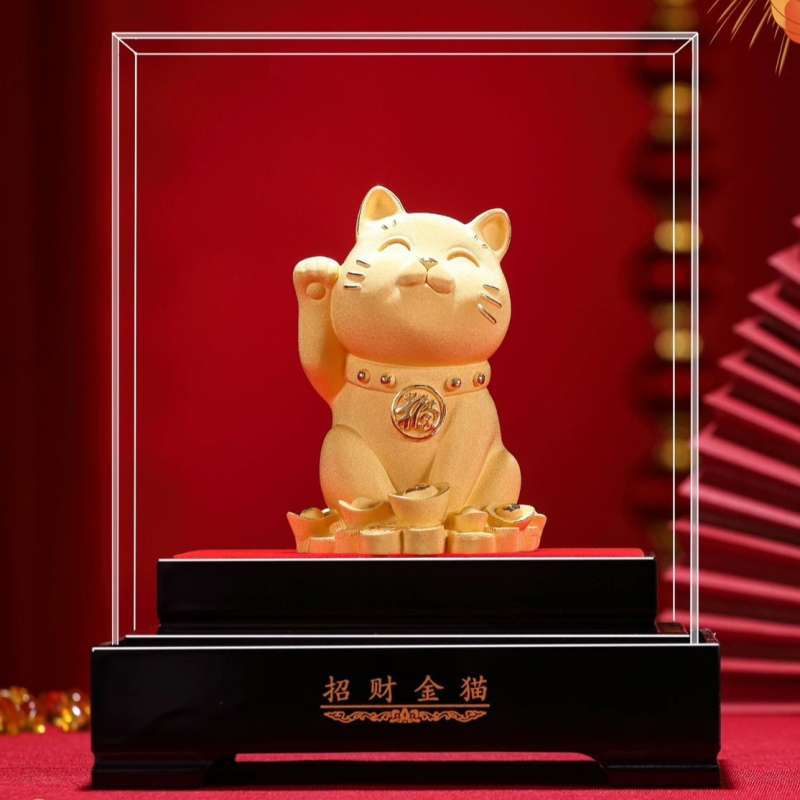 boneka kucing cina