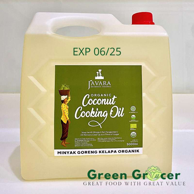 Jual Coconut cooking oil JAVARA 5L / Minyak kelapa JAVARA non-aroma 5L ...