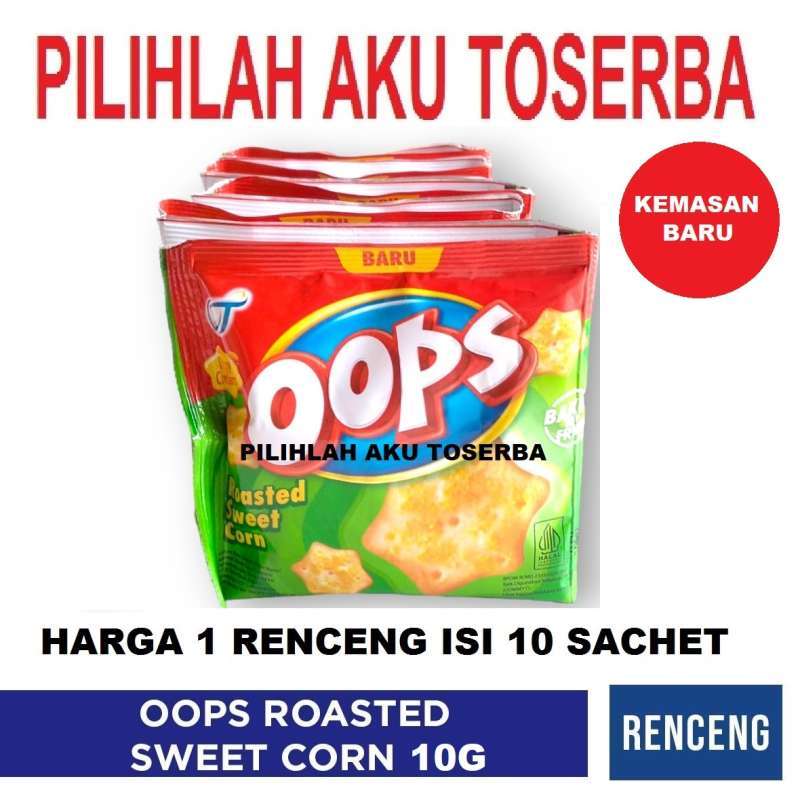 Promo Oops Roasted Sweet Corn 10 Gr / Jagung Bakar - (harga 1 Karton Isi 12) Diskon 16% Di ...