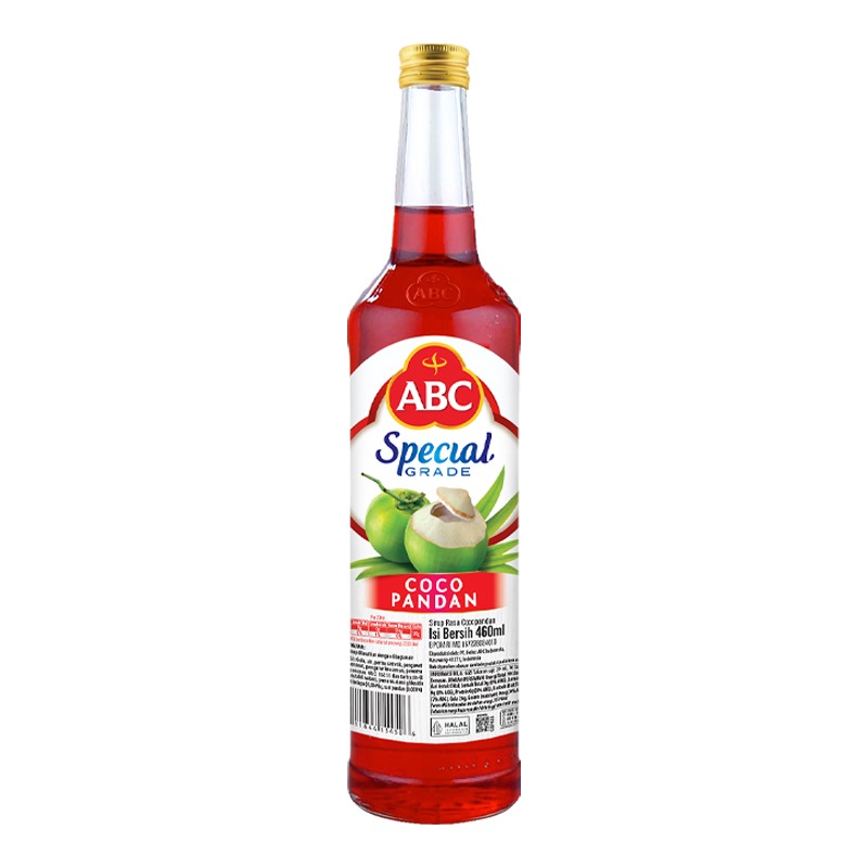 Promo Abc Special Grade Sirup Cocopandan Botol 460 Ml Diskon 34% Di ...