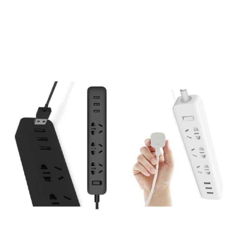 Jual Colokan Listrik Smart Power Strip Plug Adapter With 3 Usb Port di ...