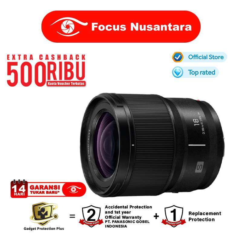 Promo Focus Nusantara - Panasonic Lumix S 18mm F/1.8 Lensa Lumix S 18mm ... Promo Focus Nusantara - Panasonic Lumix S 18mm F/1.8 Lensa Lumix S 18mm ...