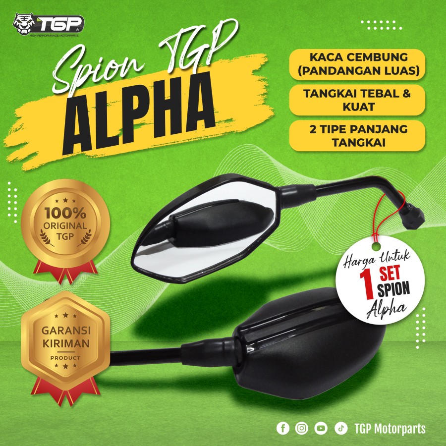 Jual Tgp Spion Motor Alpha Aksesoris Variasi Honda Yamaha ( Vixion Nmax ...