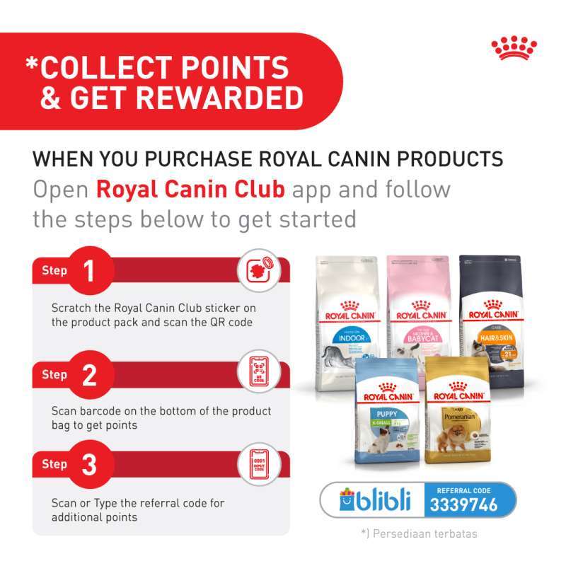 Promo Royal Canin French Bulldog Adult 3kg + Gimmick 2kg Half Moon Dog ...