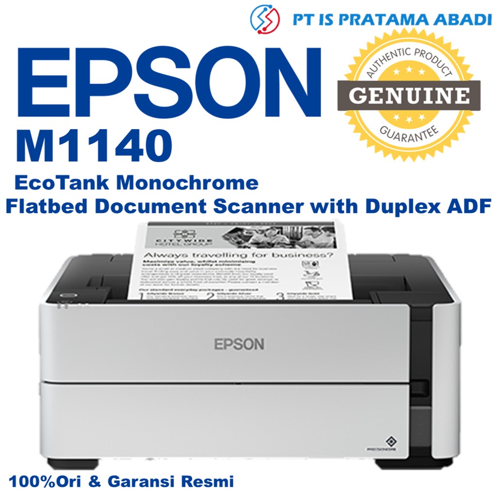 Jual Epson M1140 Ecotank Monochrome Ink Tank Printer Di Seller Pt. Is ...