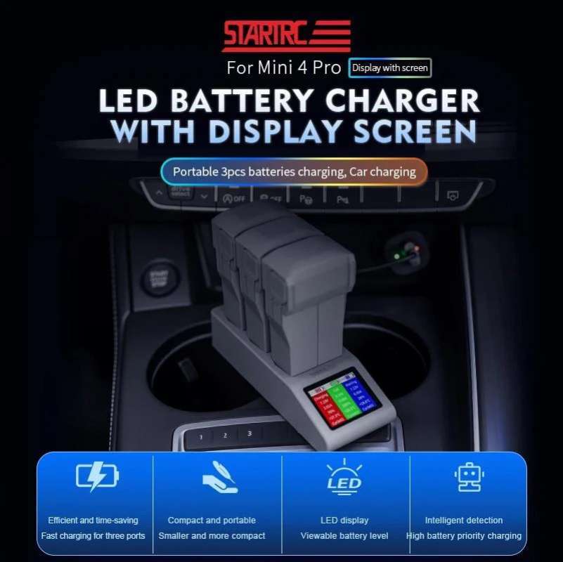 Jual Startrc Dji Mini 3/mini 3 Pro/mini 4 Pro Battery Charging Hub ...