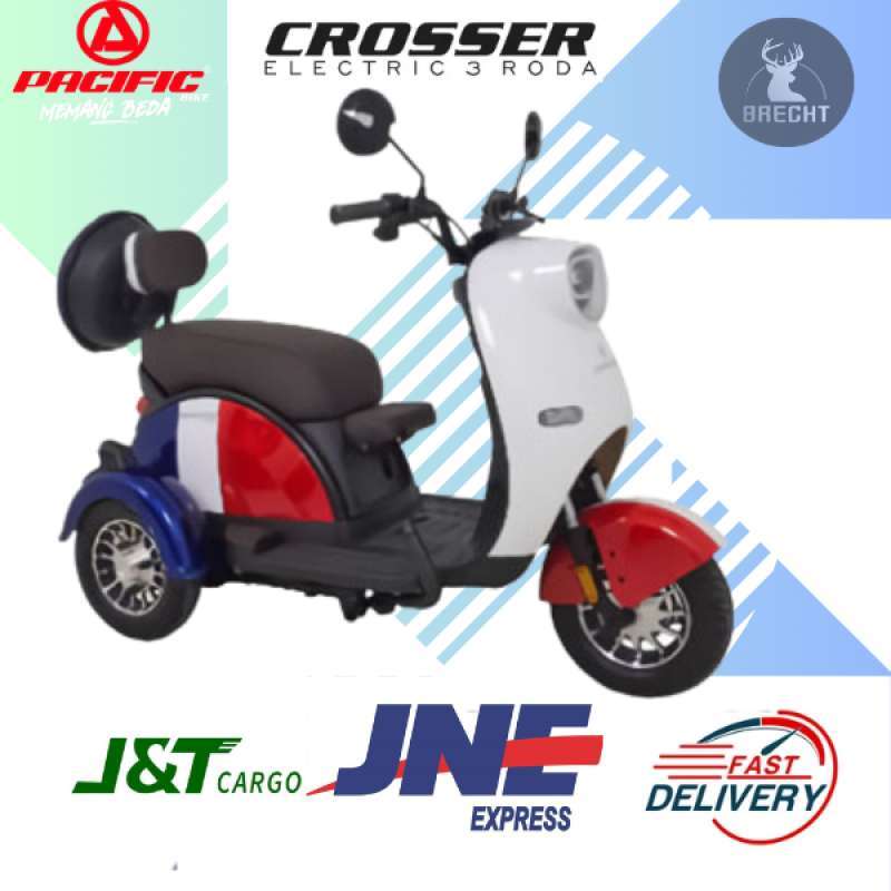 Jual Sepeda Motor Listrik Roda Tiga Pacific Crosser Electric E Bike di ...