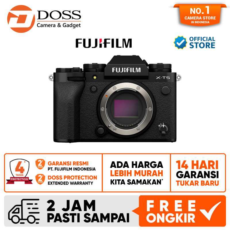 Jual Fujifilm X-t5 Mirrorless Camera Fujifilm Xt5 Black - Body Di Seller Doss Official Store ...