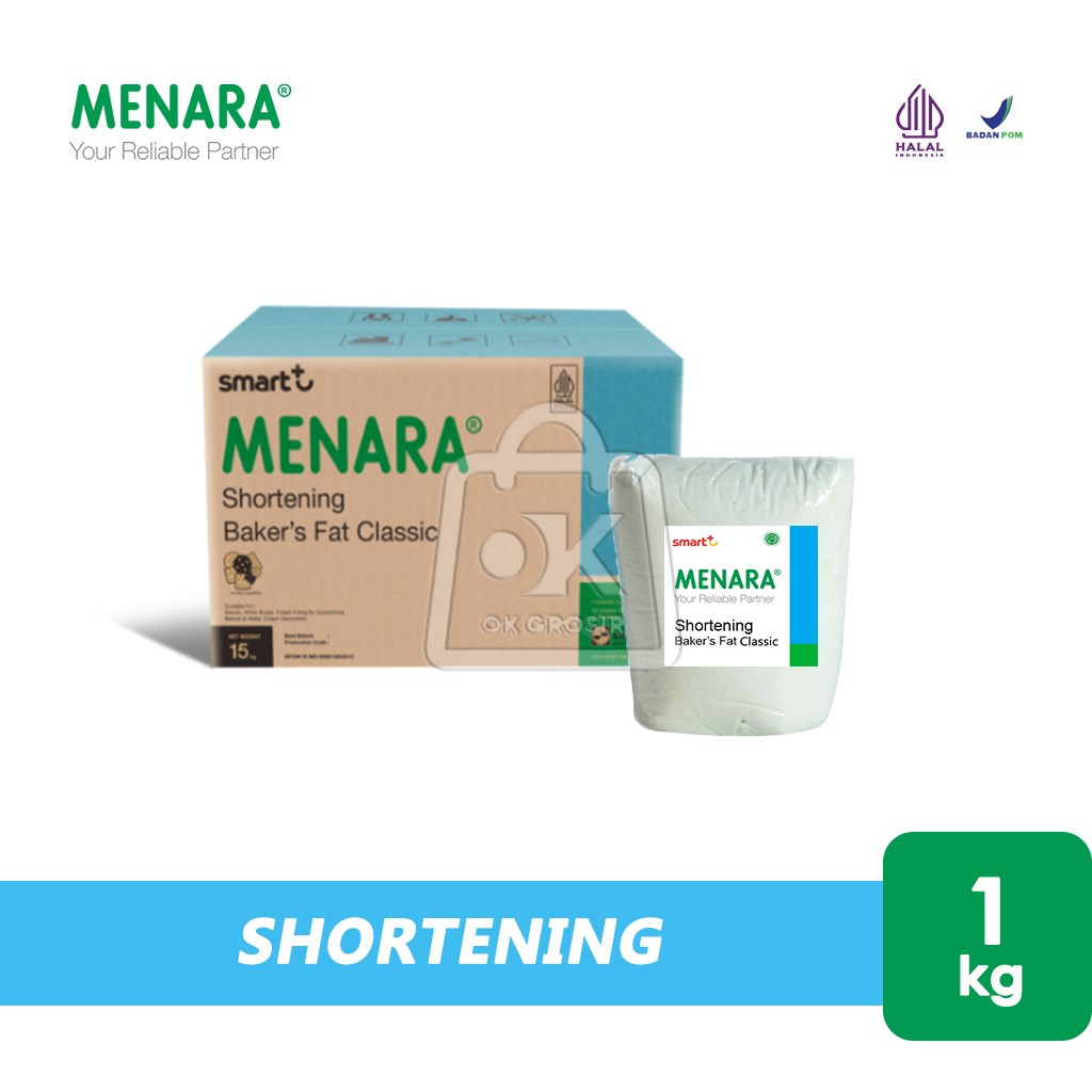 Jual Menara Baker's Fat Classic / Shortening Buttercream [1 kg] di ...