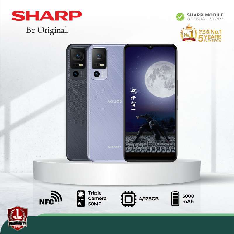 Jual Sharp Aquos V6 5g 4gb/128gb - Purple Di Seller Sharp Mobile ...