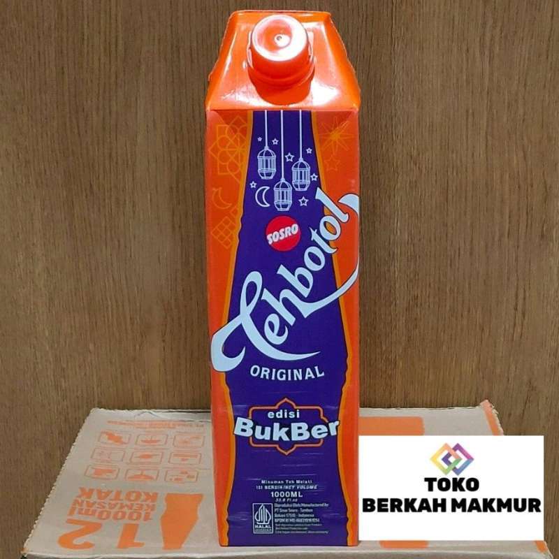 Promo Teh Botol Sosro Kotak 1 Liter / Teh Botol Sosro 1000 Ml ( Pcs ...