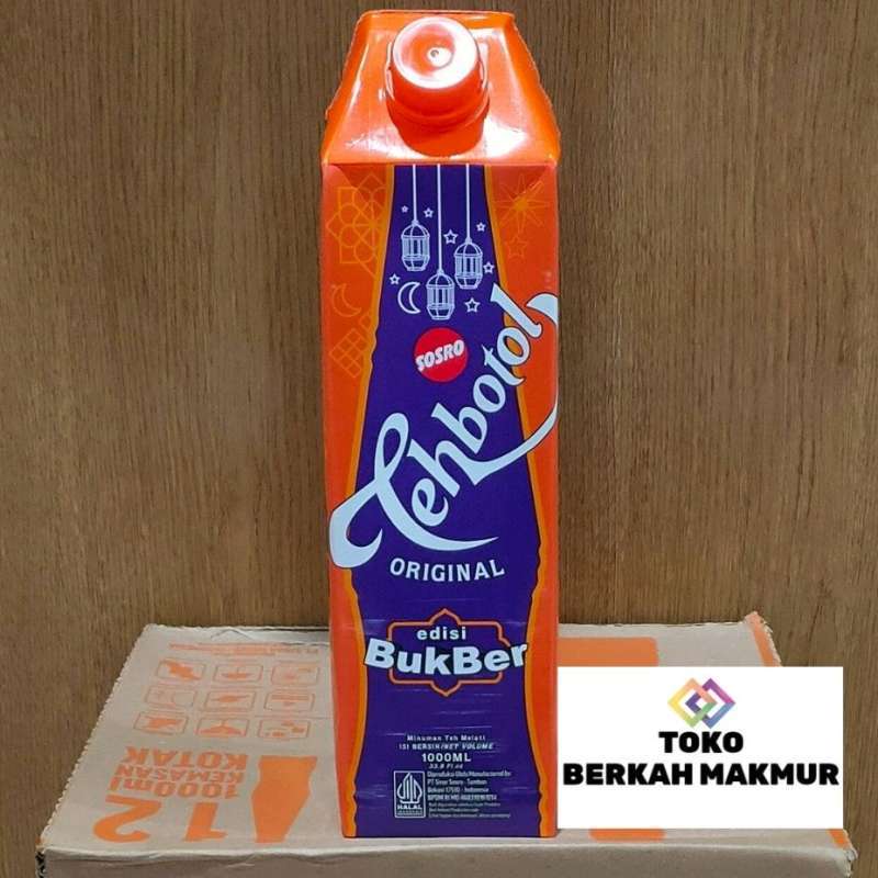 Promo Teh Botol Sosro Kotak 1 Liter / Teh Botol Sosro 1000 Ml ( Pcs ...