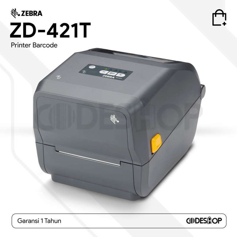 Jual Zebra ZD421 Printer Barcode Cetak Label 300DPI di Seller CODESHOP ...