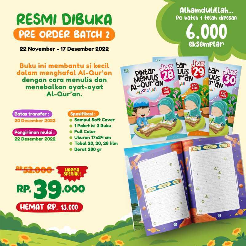 Jual Buku Pintar Menulis Al-quran Juz 28 29 Dan 30 Di Seller Bukuwanita ...