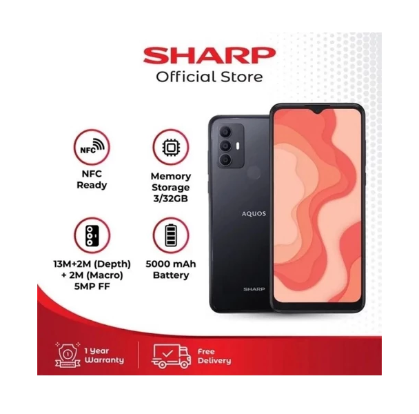 Promo Sharp Handphone Aquos V6plus Shc04 Nfc 4gb/64gb 50mp Grey Diskon ...