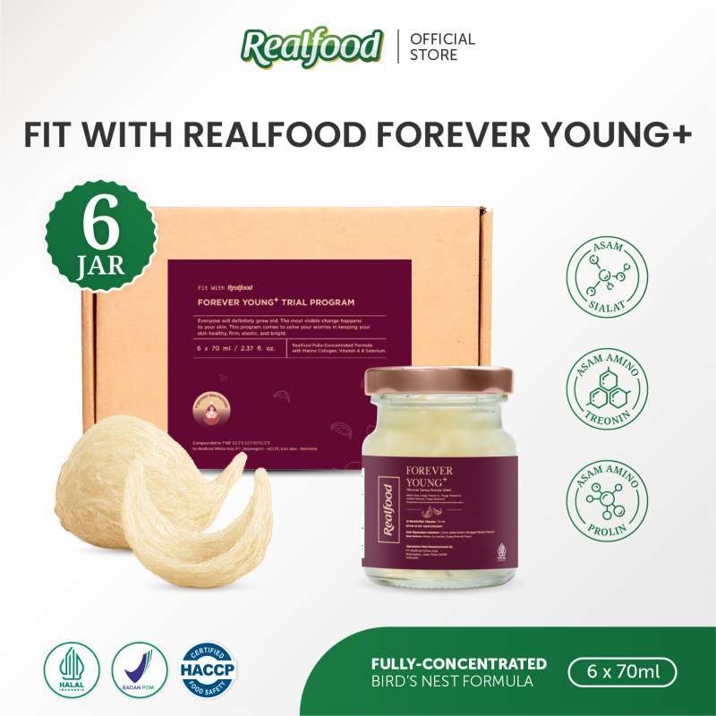 Promo Realfood Trial Forever Young Plus Minuman Sarang Burung Walet ...