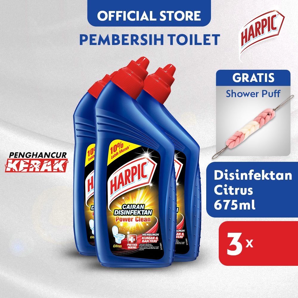 Jual Free Gift - Buy Harpic Power Clean Cairan Disinfectant Citrus 675 ...