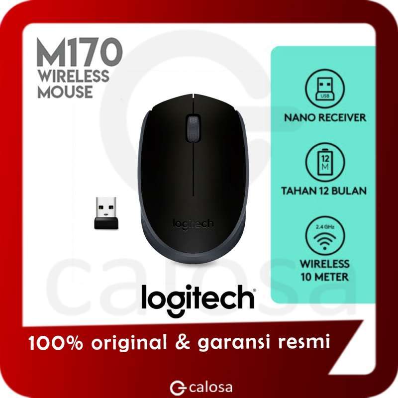 Promo Logitech M170 Original - Wireless Mouse - Garansi Resmi Logitech 2.4 Ghz Hingga 10 Meter ...